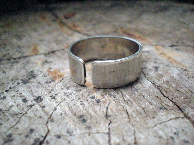 One Hand Stamped Recycled Sterling Silver Ring: An Alternative ...