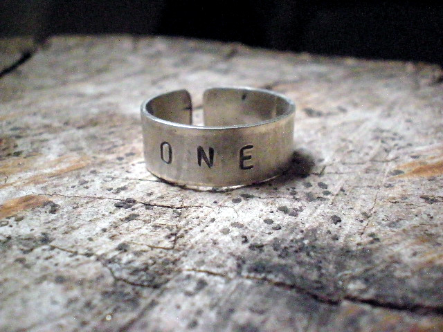 One Hand Stamped Recycled Sterling Silver Ring: An Alternative ...